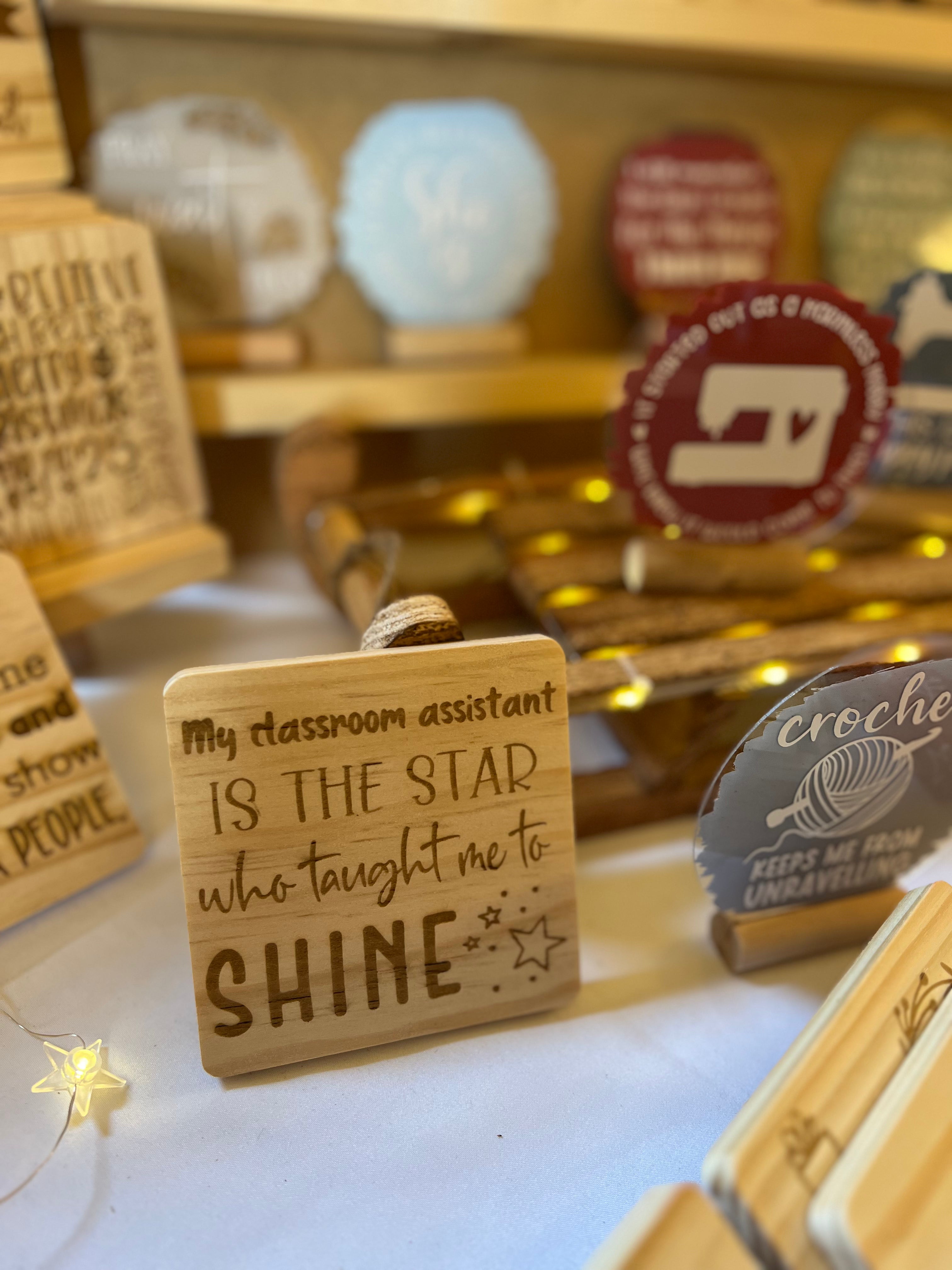 Classroom assistant gifts – Rose and Bumble